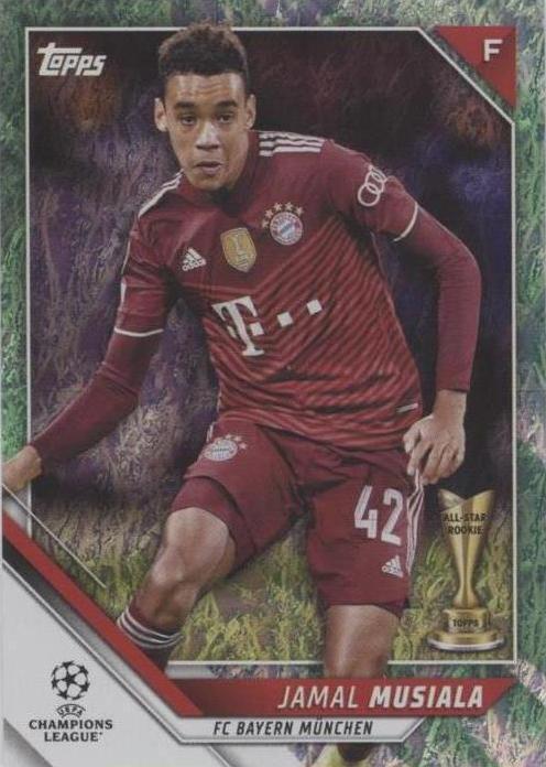 2021-22 Topps UCL Collection Jade Edition - Jamal Musiala #51 for sale ...