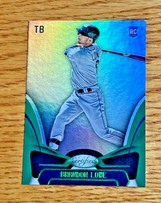 BRANDON LOWE 2019 Panini Chronicles #30 Certified Rookie RC Green | eBay