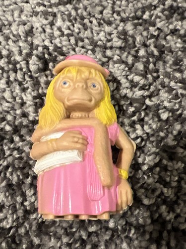 Vintage ET PVC Figure in pink dress | eBay