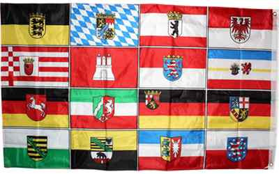 16 German States Flag 3x5 ft Double Sided Germany Bavaria Berlin Saxony ...