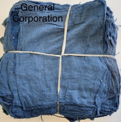 2500 New B Grade Great Mechanics Shop Rags Towels Blue 13"X14" | eBay