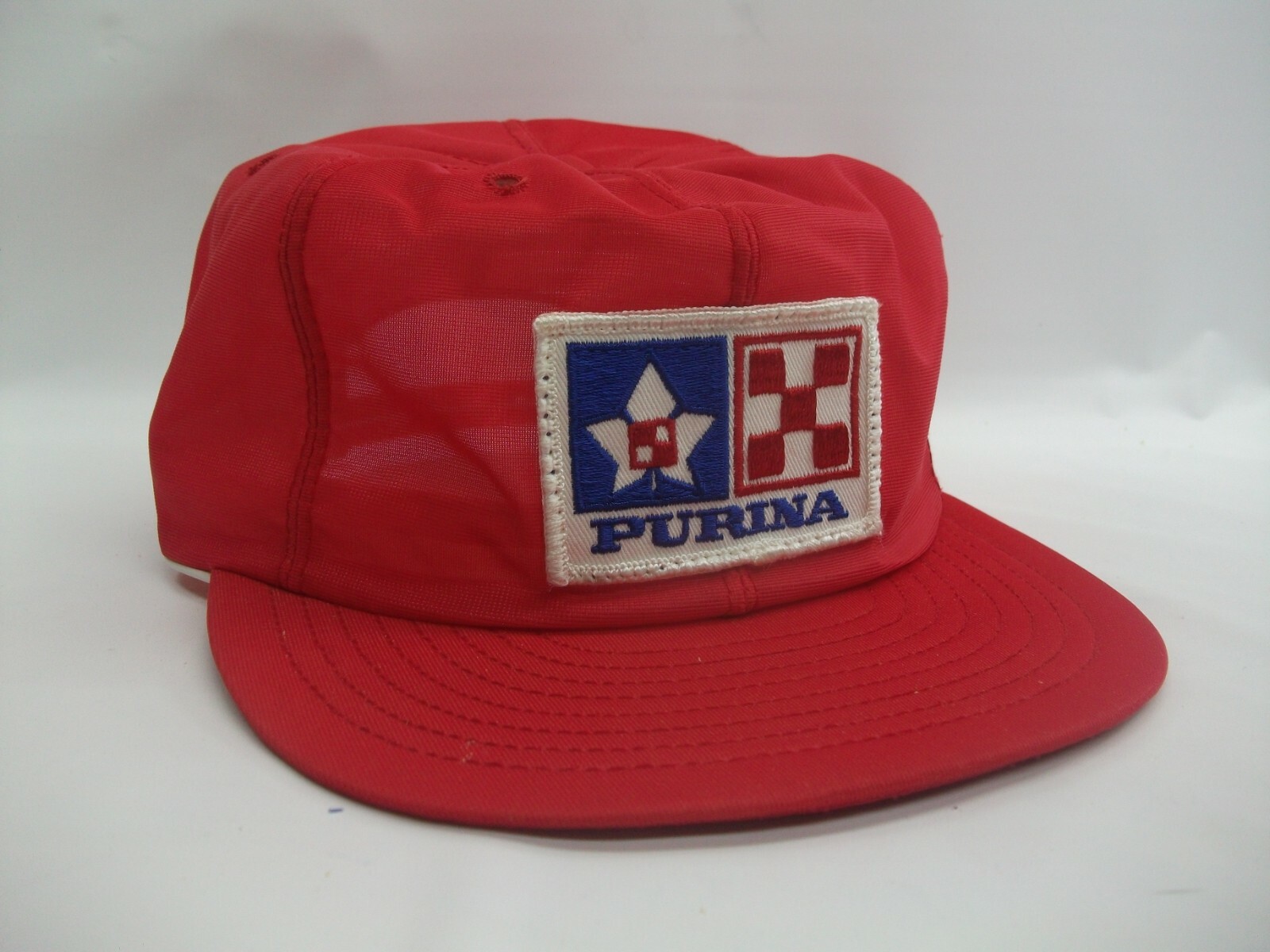 Purina Patch Hat Vintage Louisville Mfg Co Red Snapback Baseball Cap | eBay