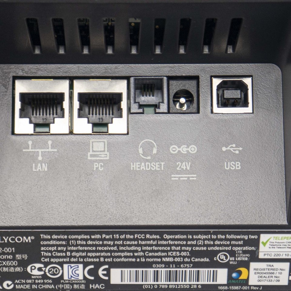 Polycom Cx600 Téléphone De Bureau Ip Conférence Voip Poe Rénové | eBay