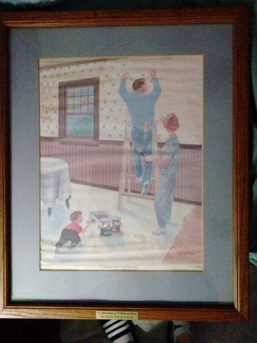 Vintage ED RYAN Autograph Labor Day Weekend SHERWIN-WILLIAMS SERVICE ...