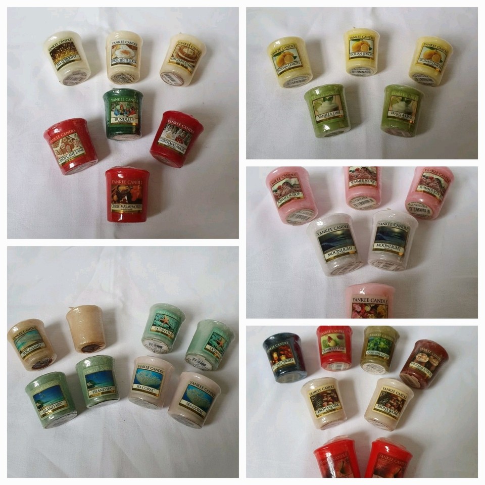 SALE ڿڰۣ YANKEE CANDLE 36 Citrus Ocean Summer Autumn Christmas VOTIVE ...