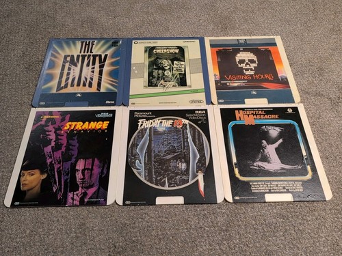 Horror Slasher CED Videodisc Lot Laserdisc Friday The 13th Strange ...