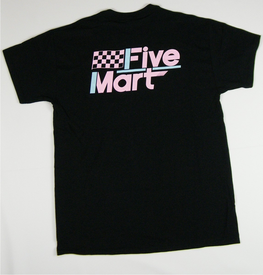 Vintage Five Mart 80's Now Style Limited T-Shirt Size L Black Japanese ...