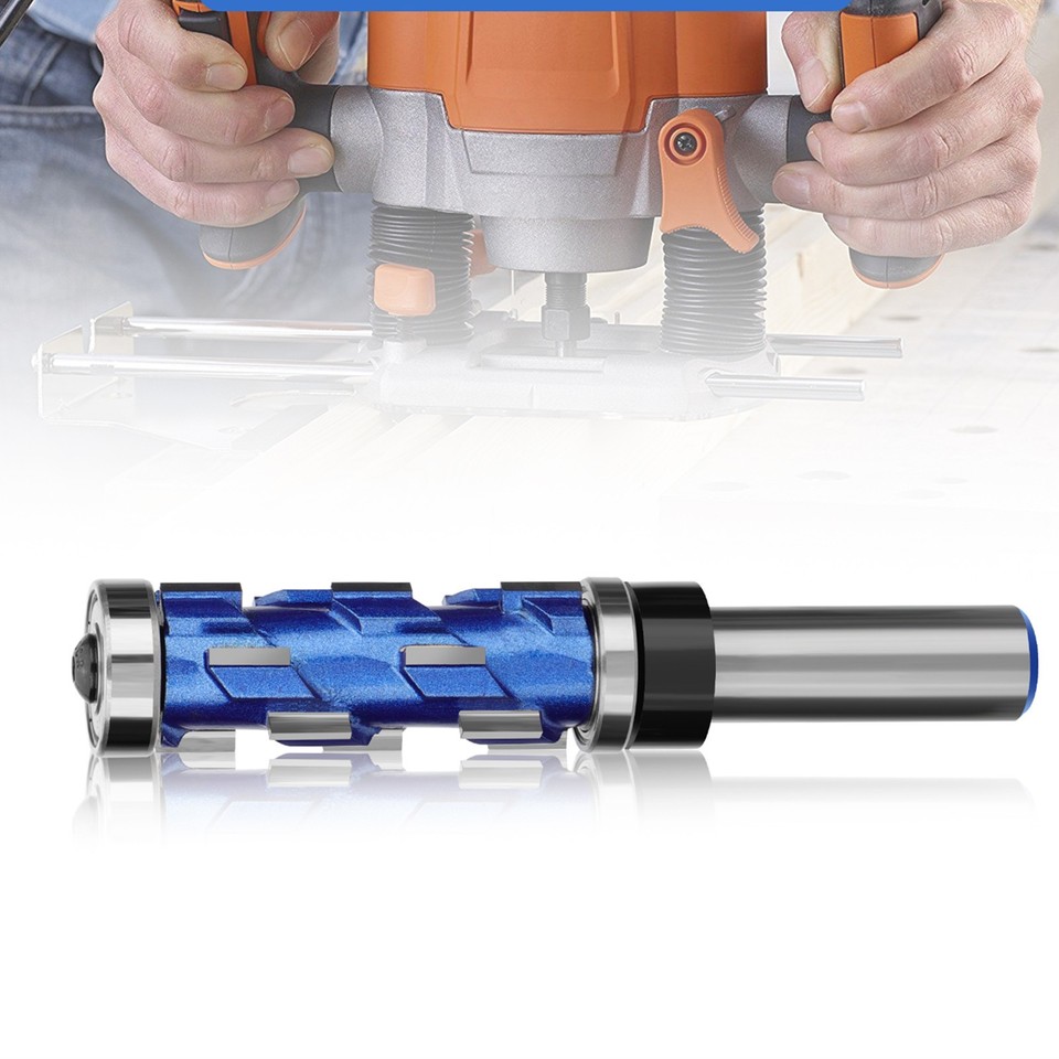 Flush Trim Top & Bottom Bearing Router Bit 1/2" Shank Wood Sanding Tool ...