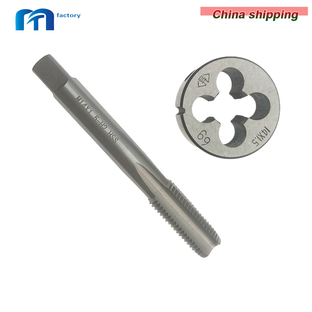 M14X1.5 Metric Tap and Die Set Right Hand Thread High Quality HSS M14 X ...