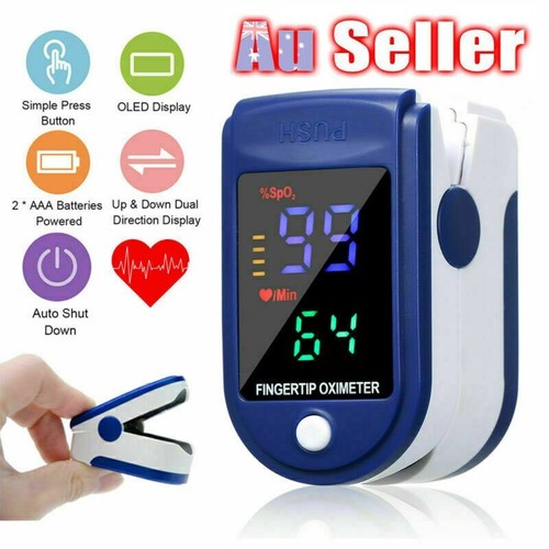 Professional Finger Pulse Oximeter Blood Oxygen Saturation Monitor ...