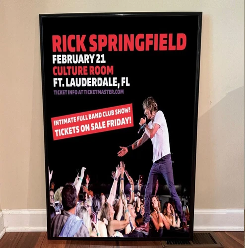 Rick Springfield - Tour 2024 Poster | eBay