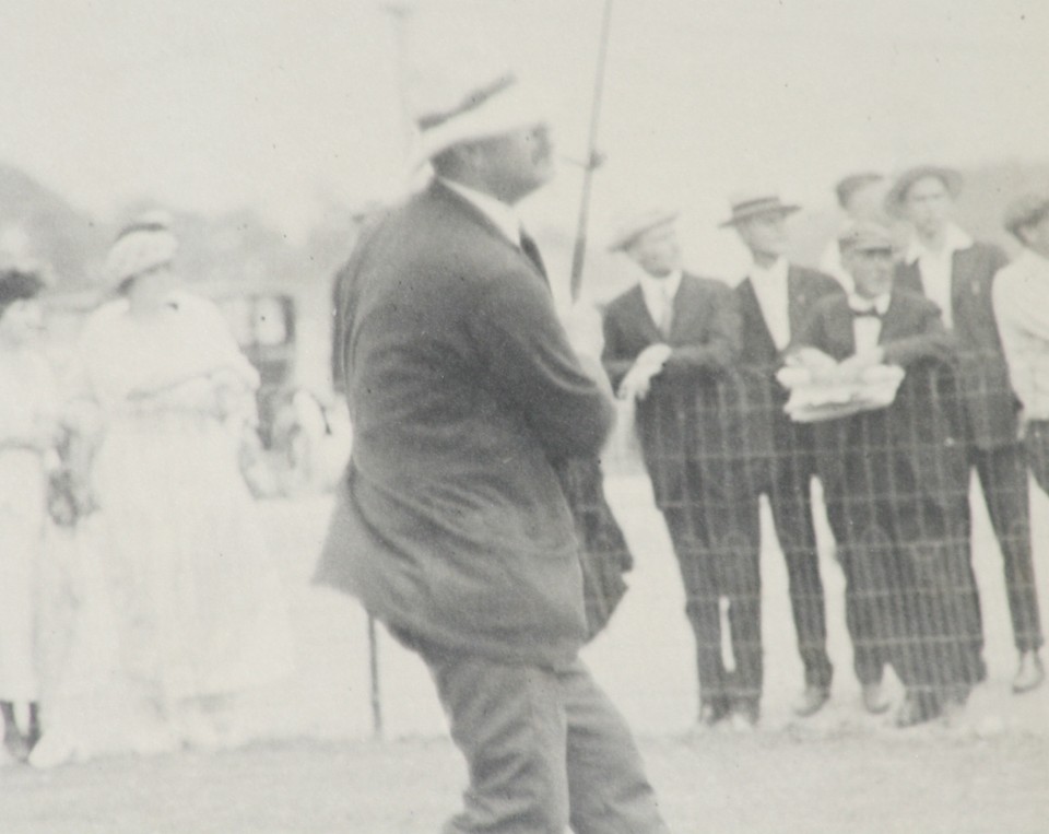 1920 Ted Ray, US Open Champion, British Golfer, Type 1 Silver Gelatin ...