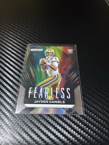 Jayden Daniels 2024 Panini Prizm Draft Picks Rookie Fearless #F-JD | eBay