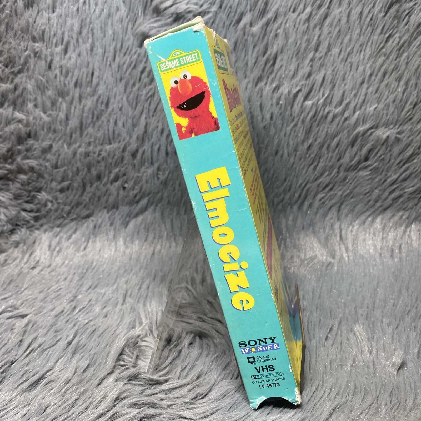 Elmocize VHS 1996 Elmo Kids Video Sesame Street Exercise Workout RARE ...