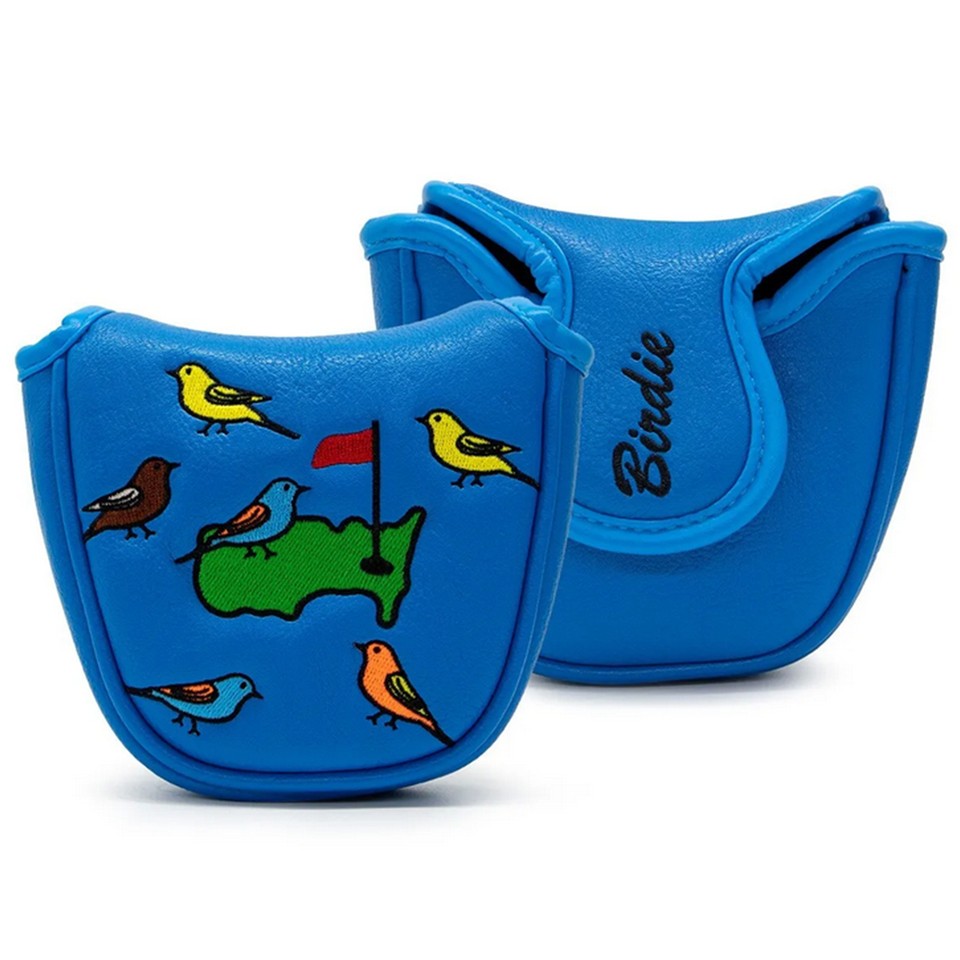 1pc Premium Birdie Green Golf Mallet Putter Headcover Magnetic Golf ...