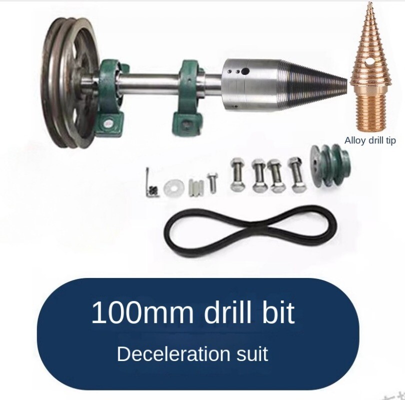 Firewood Chopper Drill Bit Chop Wood Splitting Tool Splitting Cone Log ...