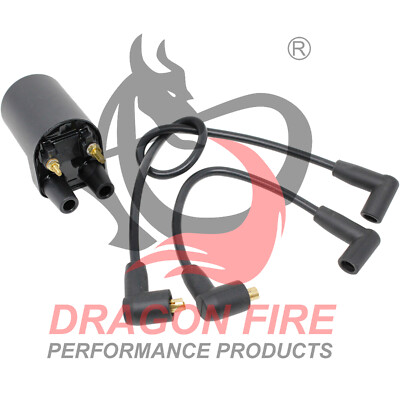 Ignition Coil and Plug Wires For John Deere 316 318 420 With Onan P216 ...