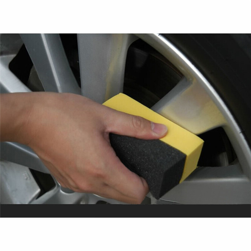Auto Wheels Brush Sponge Tools Applicator Tire Hub Cleaning Waxing ...