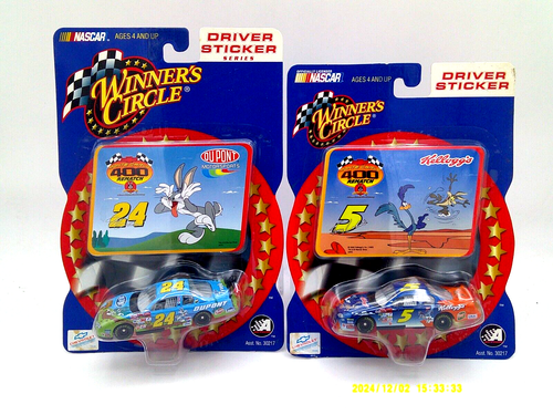 2 Nascar Winner's Circle Driver Sticker Series#24 Jeff Gordon & #5 ...