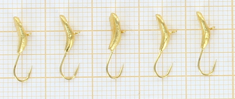 Tungsten Ice Fishing Jigs - Marmooska Winter Jig Heads (Hook #16 ...