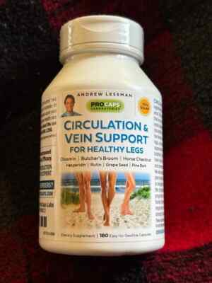 Andrew Lessman Circulation & Vein Support 180 Capsules Exp 10/2025 | eBay