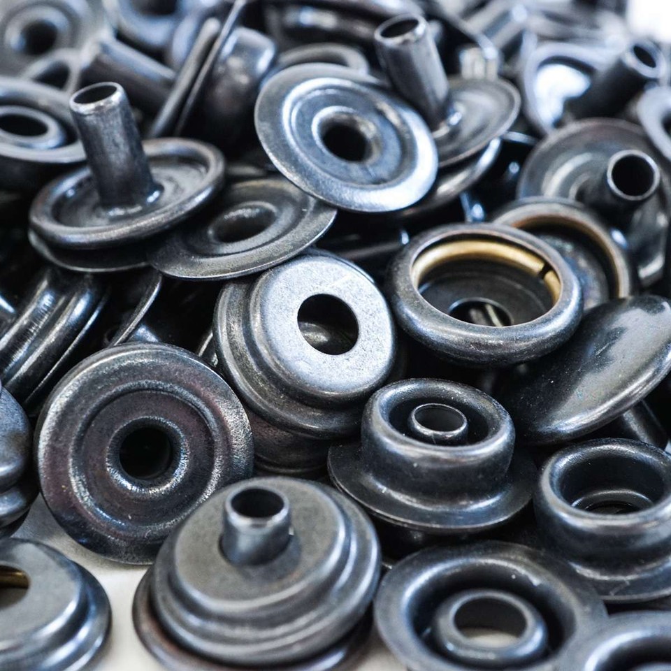 Springfield Leather Company Line 20 Black Snaps 10 & 100 Packs | eBay