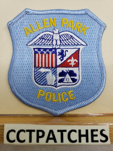 ALLEN PARK, MICHIGAN POLICE (LIGHT BLUE) SHOULDER PATCH MI | eBay