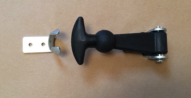 2 X Rubber Bonnet Fastener 112mm Door Catch Strap Rally Cars Horsebox ...