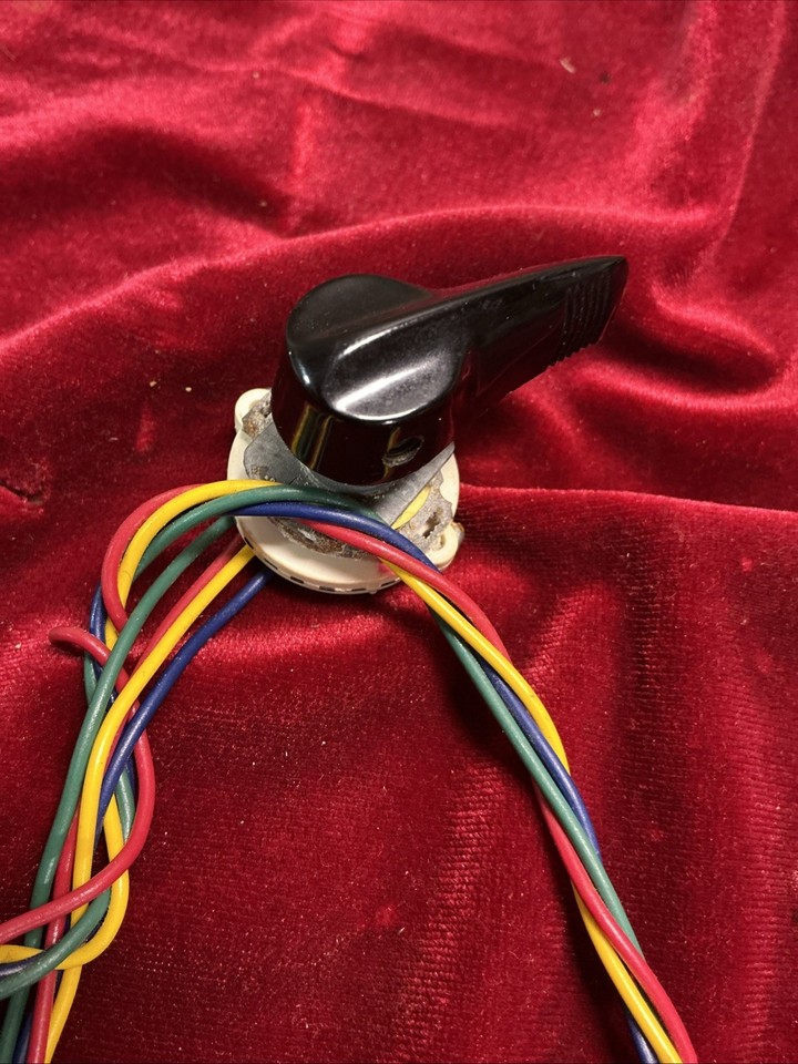 Vintage 1960's Harmony Kay Silvertone Guitar Selector Switch Knob Pot ...