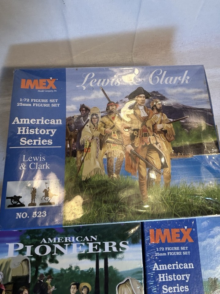 Imex Model Kit Lot Of 3 American History Series # 514, 516, 523 Sealed ...