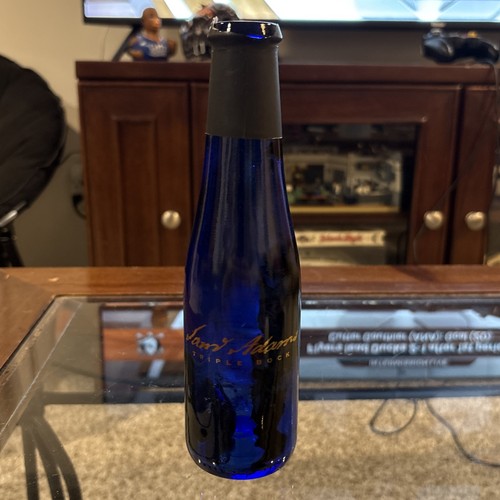 Original Sam Adams Triple Bock 1995 Brew Reserve Cobalt Blue Bottle ...