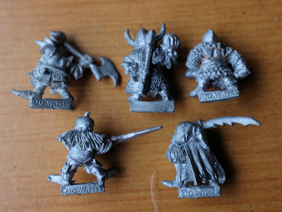5x Chaos Dwarf Renegades BC6 C16 D3 Oldhammer Citadel Metal Warhammer ...