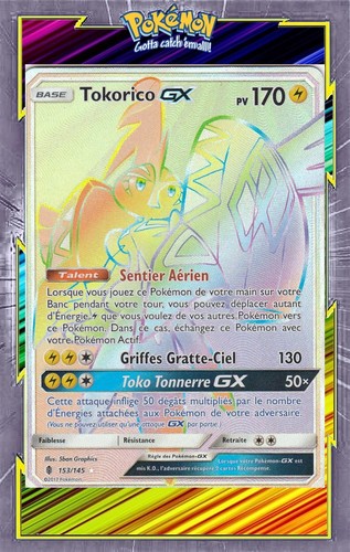 Tokorico GX Secret Rare - SL2 - 153/145 - New French Pokemon Card | eBay