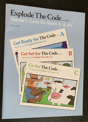 Explode the Code Teacher’s Guide For Books A, B, & C By Nancy Hall ...