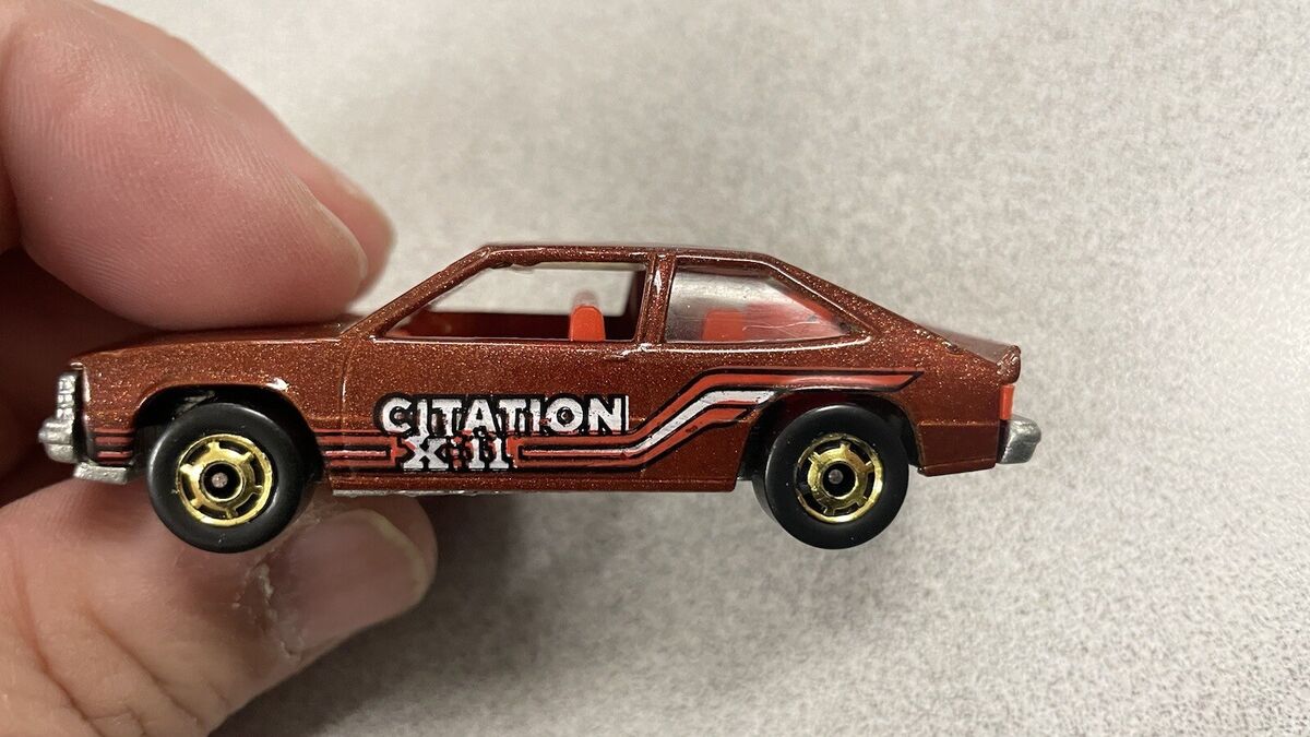 NICE-Vintage Hot Wheels 1980 Chevy Citation X-11 Malaysia NICE-Vintage Hot Wheels 1980 Chevy Citation X-11 Malaysia