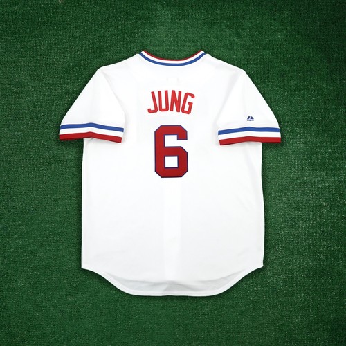 Josh Jung 1972 Texas Rangers Cooperstown Men's Home White Throwback ...
