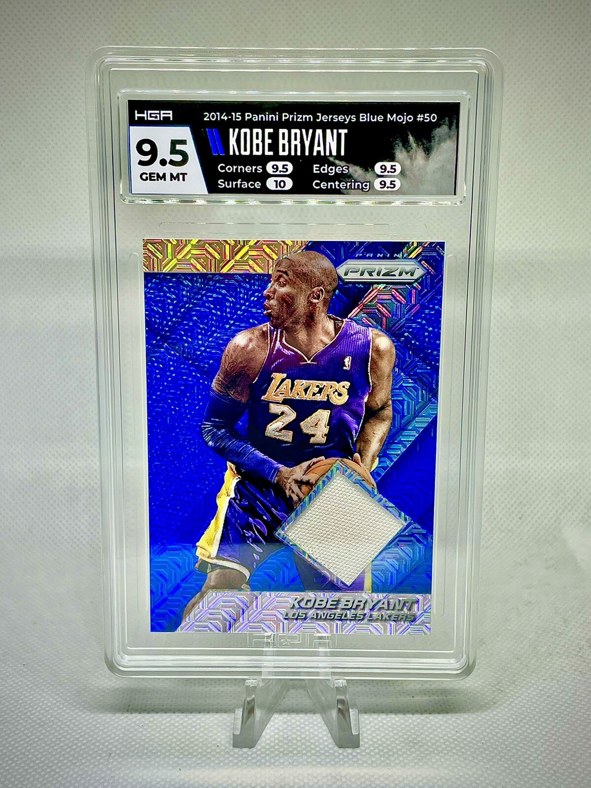 2014-15 Panini Prizm - Blue Mojo Prizm Jerseys Kobe Bryant #50 (MEM ...