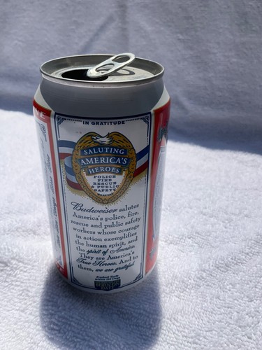 Budweiser Saluting American Hero’s 12 oz Beer Can | eBay