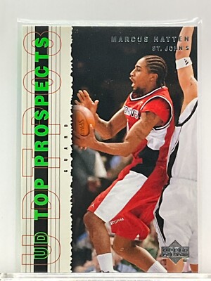 2003-04 Upper Deck Top Prospects Basketball - Marcus Hatten - St. Johns ...