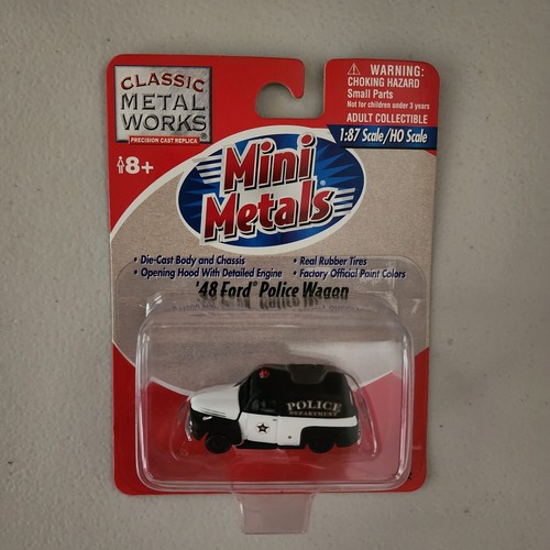 Classic Metal Works 30152 HO Mini Metals '48 Ford Police Wagon NEW | eBay