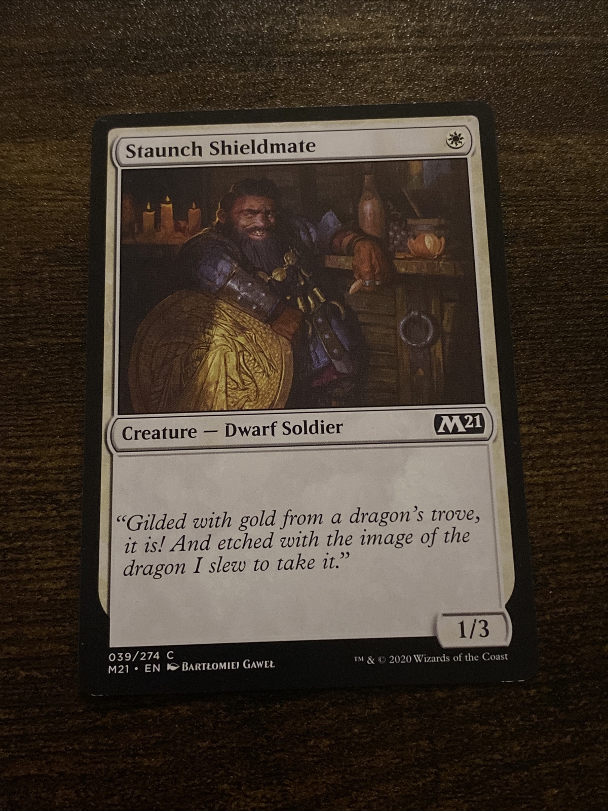 Staunch Shieldmate 039/274 M21 Core Set 2021 MTG Magic The Gathering ...