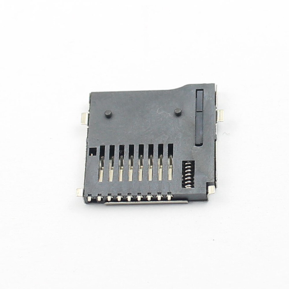 10Pcs Micro SD Card Socket Push-Push Type TransFlash TF 9 Pin Adapter ...