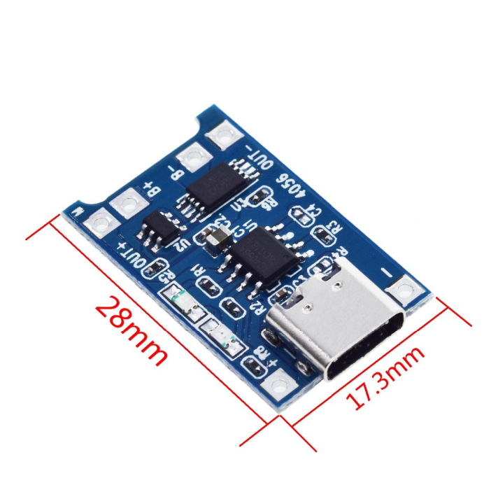 Tp4056 Module With Protection 18650 5PCS TP4056 USB-C 5V 1A 18650 ...