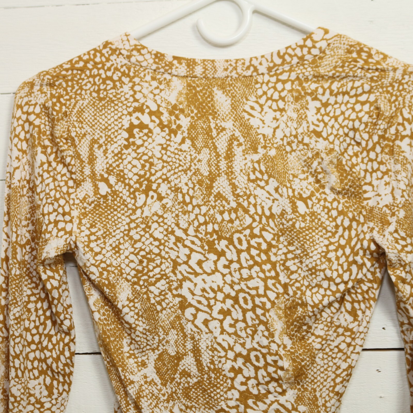 NWT Free People X Gotcha Bodysuit Animal Print Gold Maize Yellow Size Small | eBay