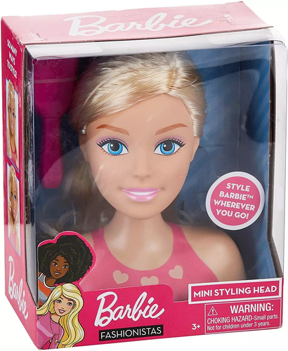 Barbie MINI STYLING HEAD in Blonde 886144634161 | eBay UK