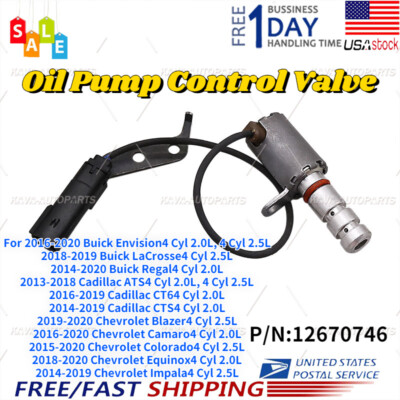 12670746 Oil Pump Flow Control Valve For GM 2015-2020 Chevrolet ...