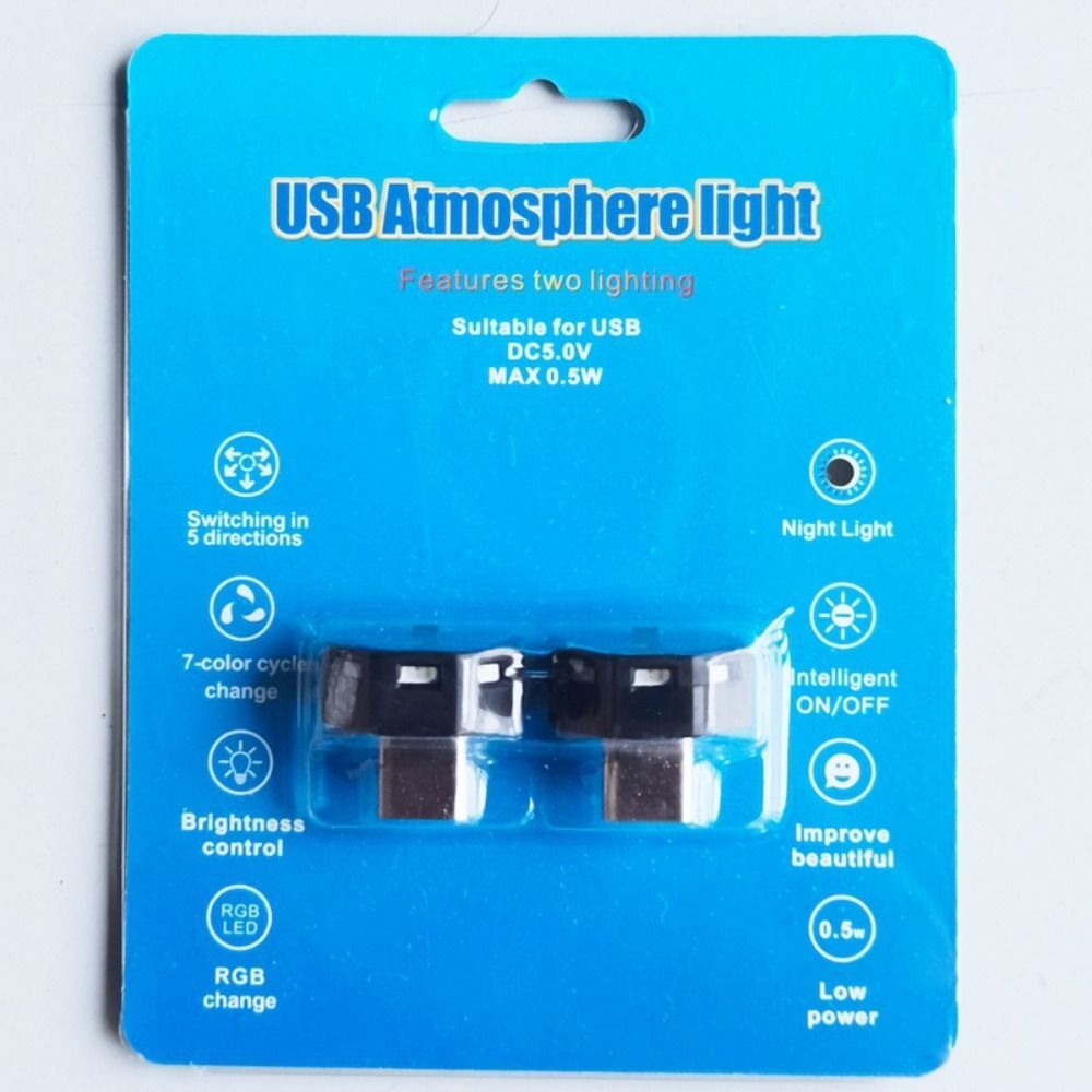 8 Different Colors Ambient Light Type C Little Night Light Computer | eBay