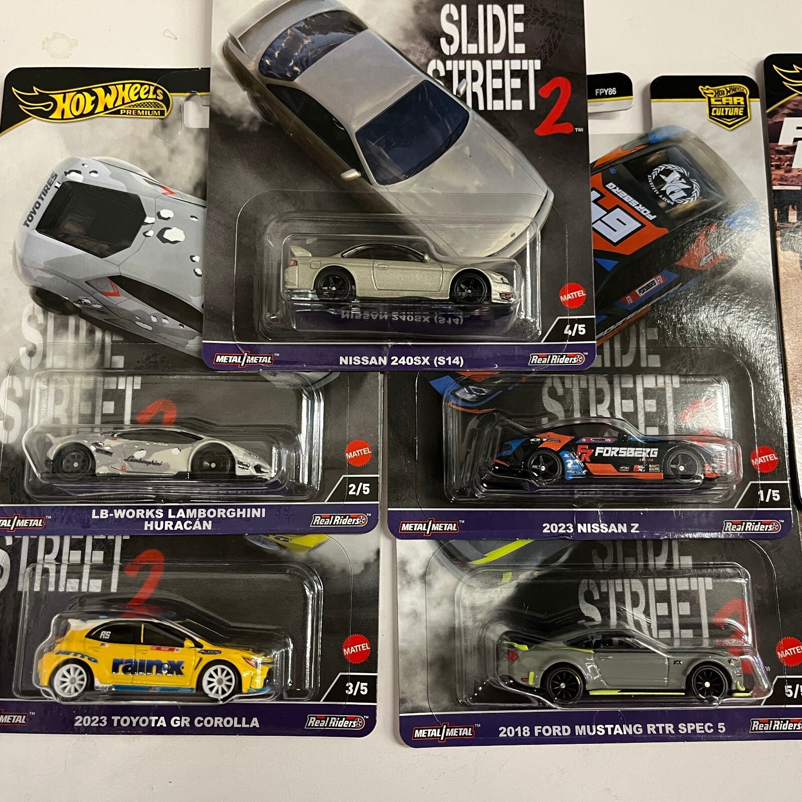 5 Car Set * 2024 Hot Wheels Slide Street 2 Car Culture Case H WB55 | eBay