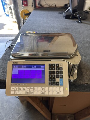 Teraoka DIGI SM-5500B Bench Deli Commercial PC Scale w/ Label Printer ...