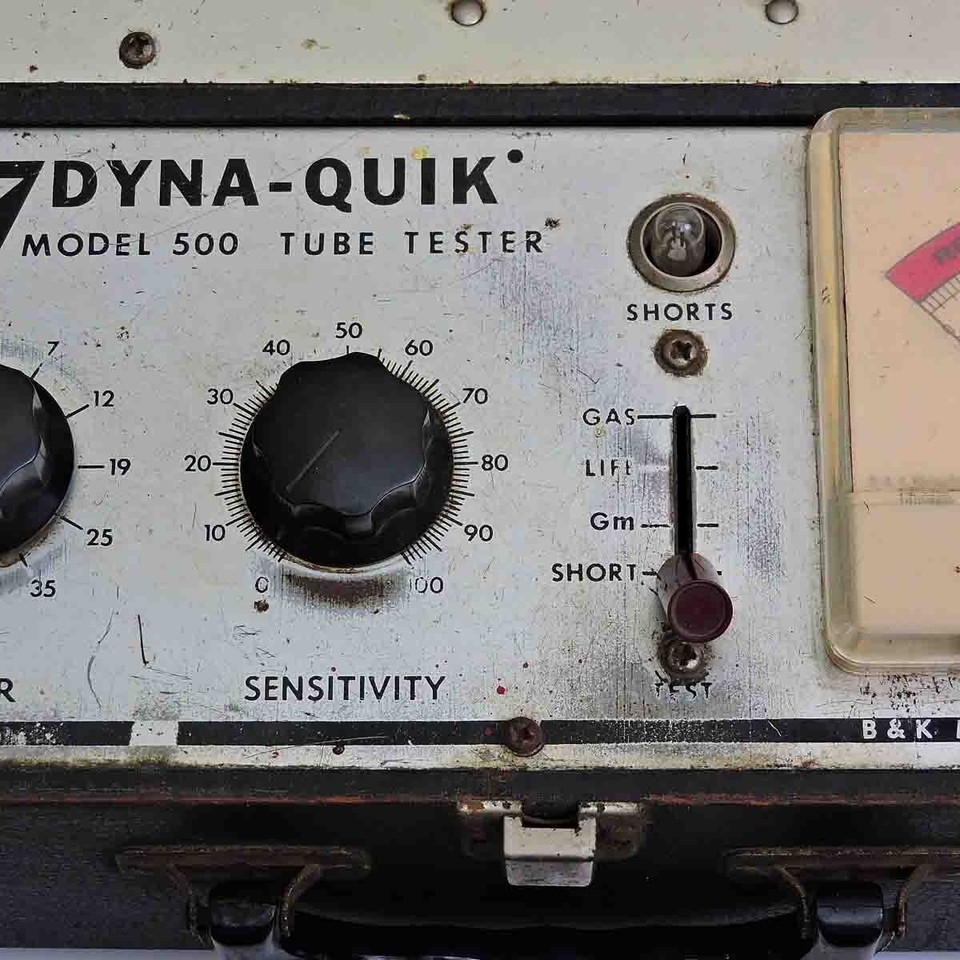 B&K Dyna-Quik Model 500 Tube Tester As-Is Parts or Repair | eBay